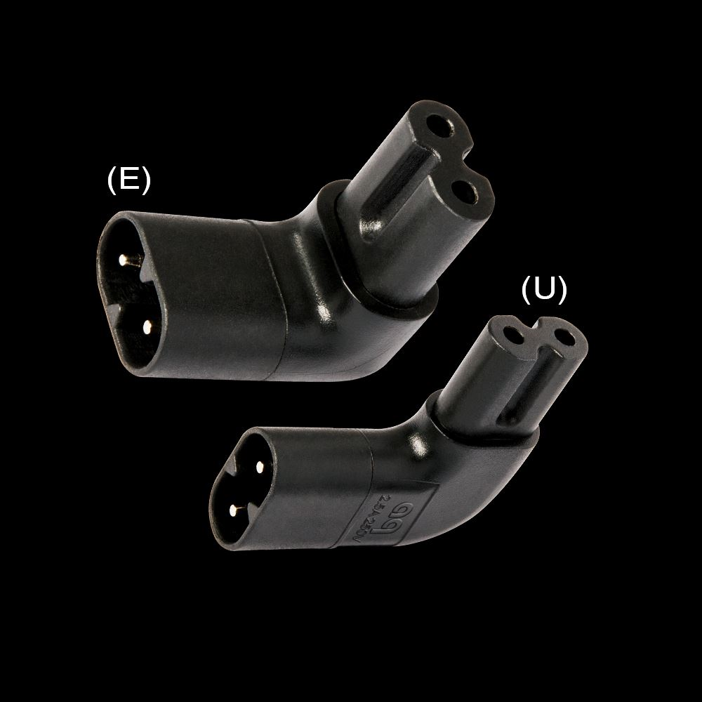 AudioQuest - IEC 90° C7 Unequal Adaptor i-PACK (10 EA) (Set of 10 ...